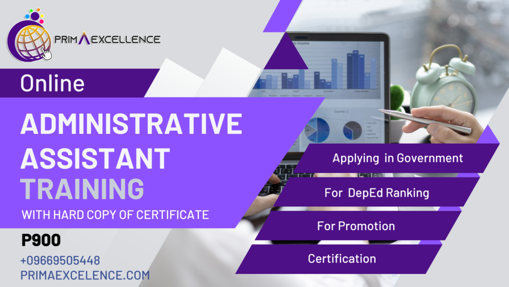 ADMINISTRATIVE ASSISTANT TRAINING – PRIMAEXCELLENCE